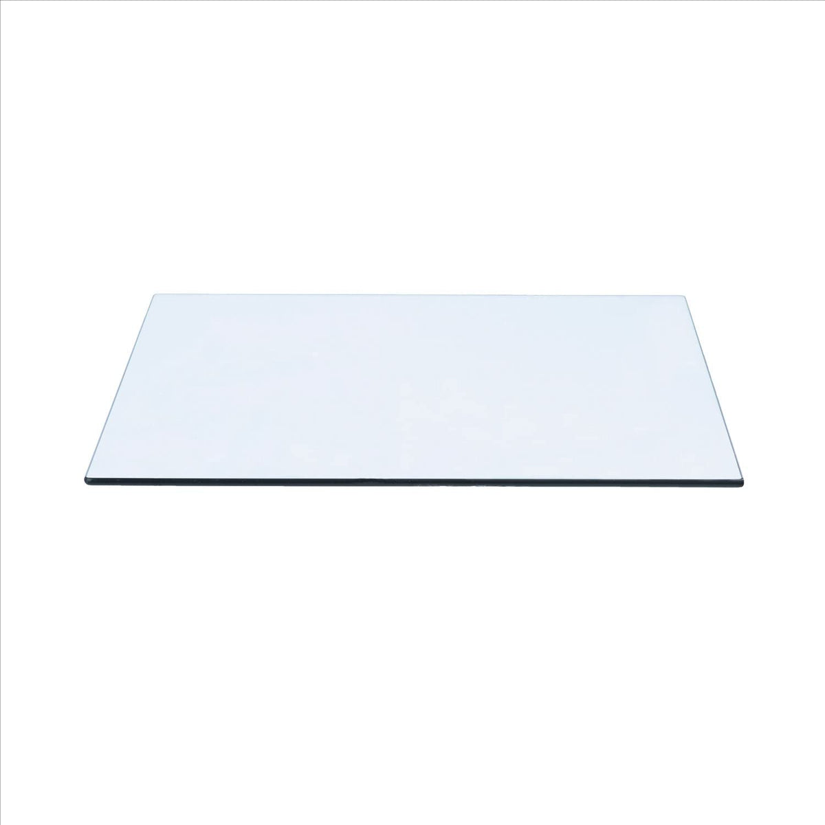 6" x 12" Rectangle Tempered Glass
