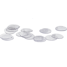 Clear Plastic Discs - 20 Pack